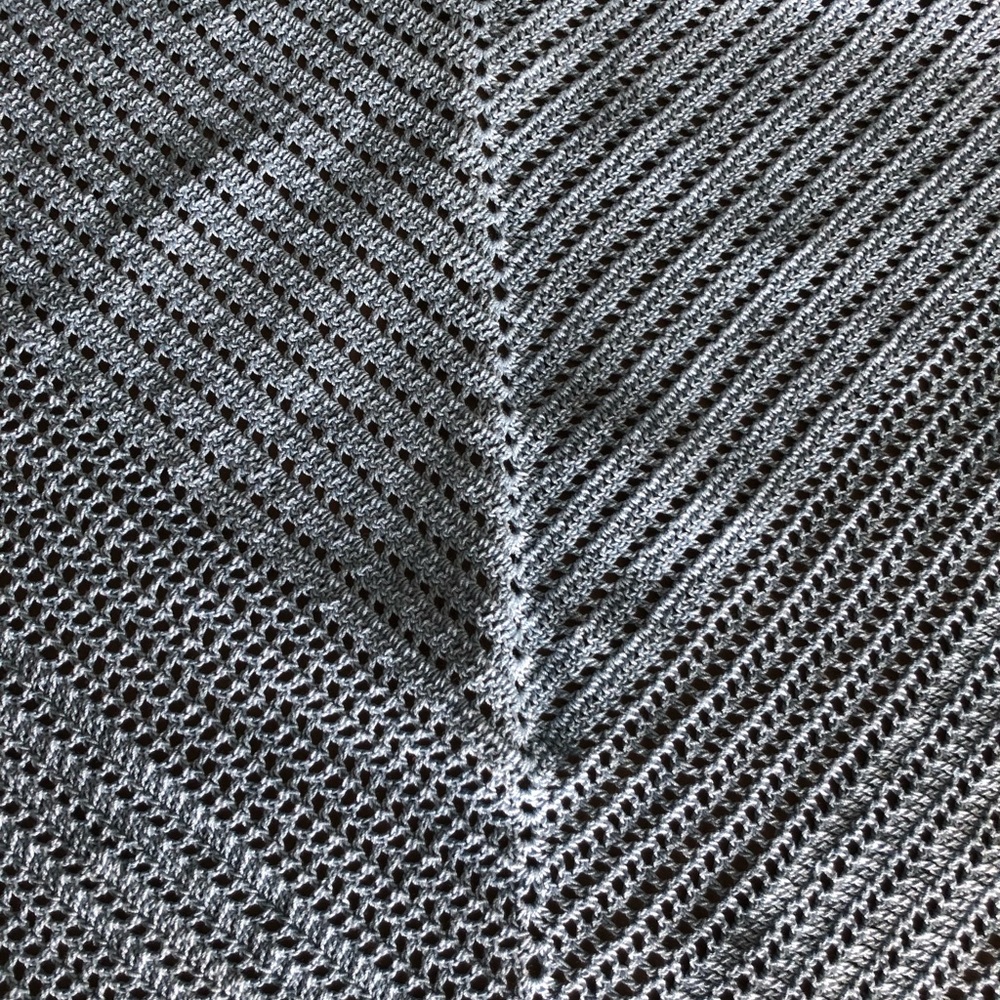 Triangle Crochet Shawl - Gem